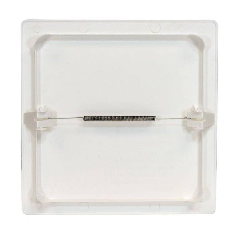 14" x 14" Spring Loaded White Plastic Access Panel - RJ Supply House