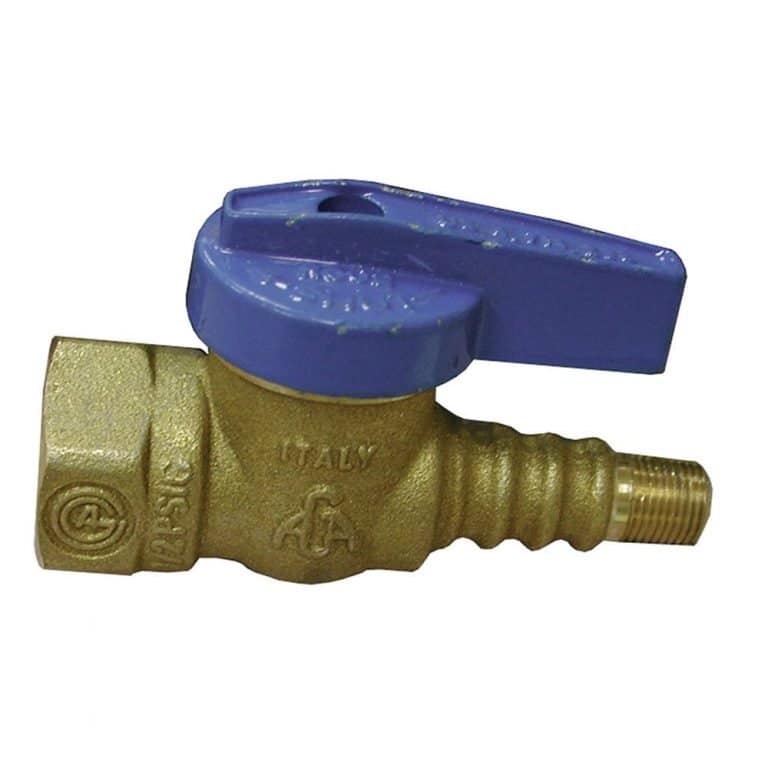 1/2" FIP x 1/8" MIP Brass Gas Ball Valve, Texas Pattern - RJ Supply House