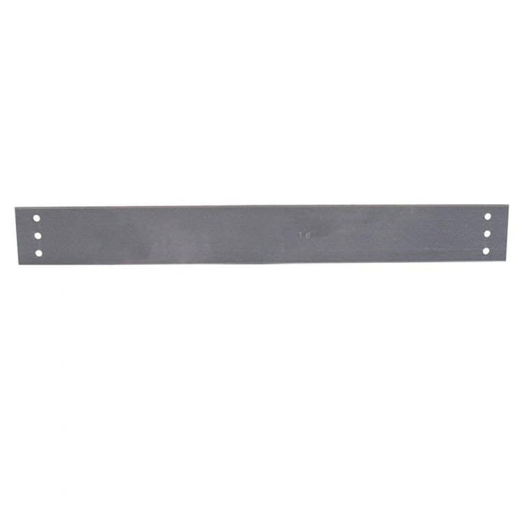 3" x 6" Galvanized Steel F.H.A. Strap with 3 Holes Vertically Aligned