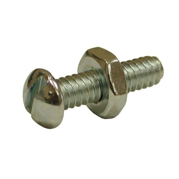 1/4" x 1" Stove Bolt with Nut, 100 pcs. - RJ Supply House