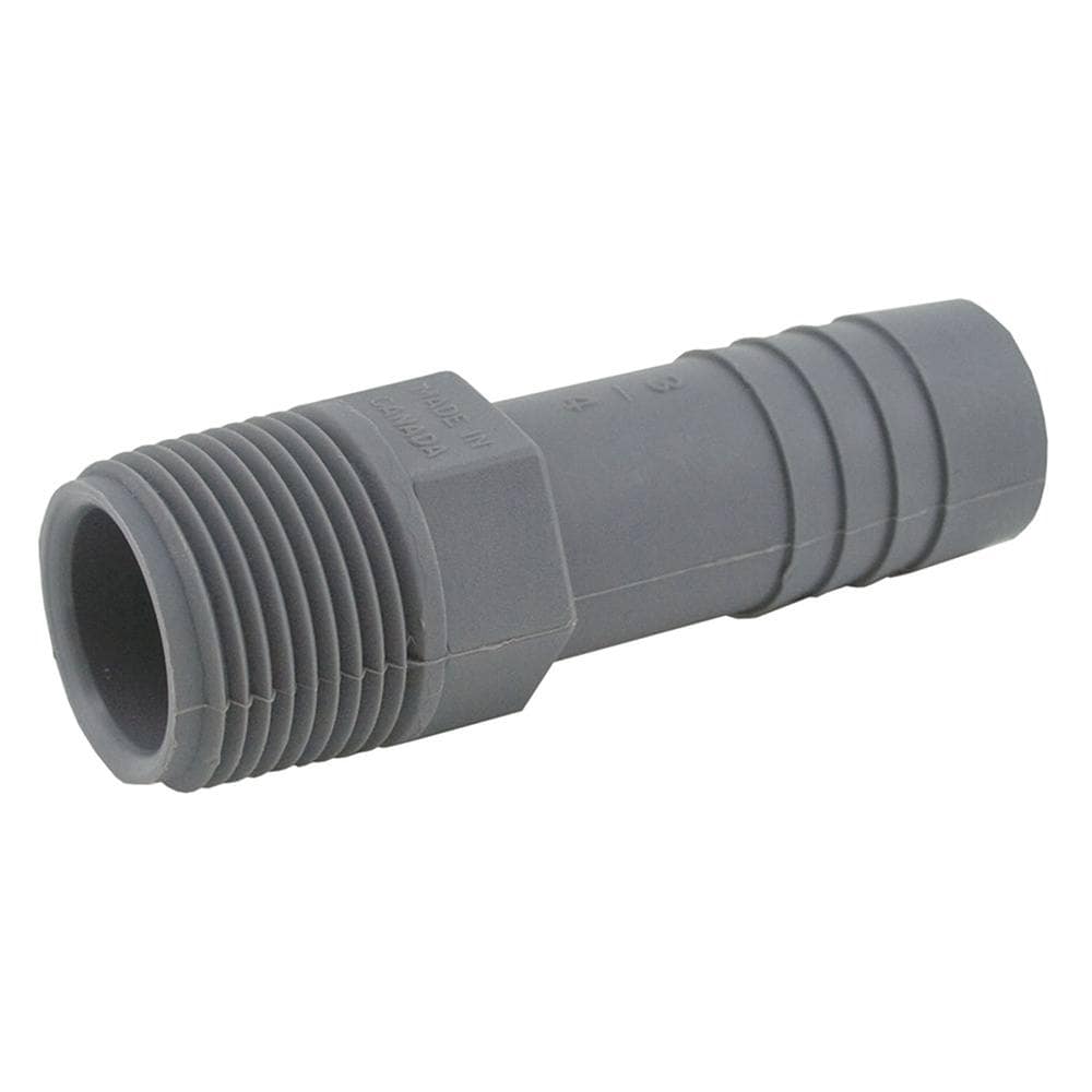 3/4" Insert x MPT Poly Adapter - RJ Supply House Plumbing Heating