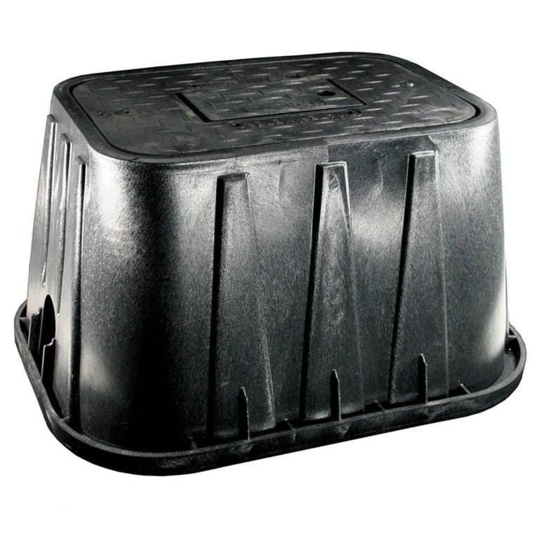 12" Box and Black Reader Lid for Water Meter Box