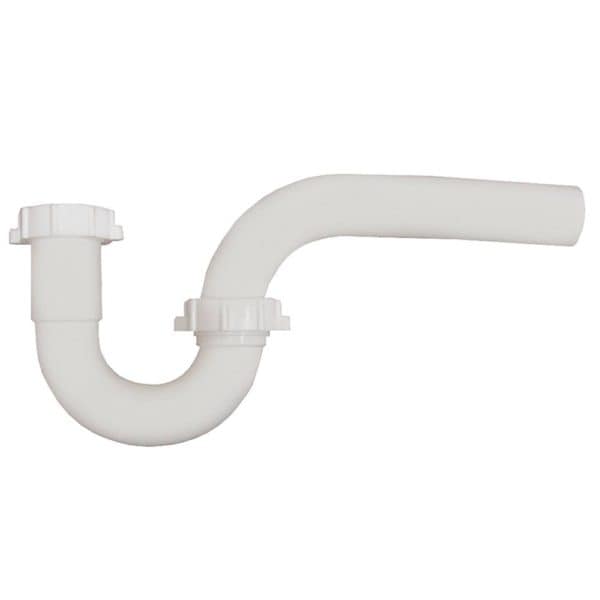 1-1/2" White Plastic P-Trap - RJ Supply House Plumbing Heating HVAC
