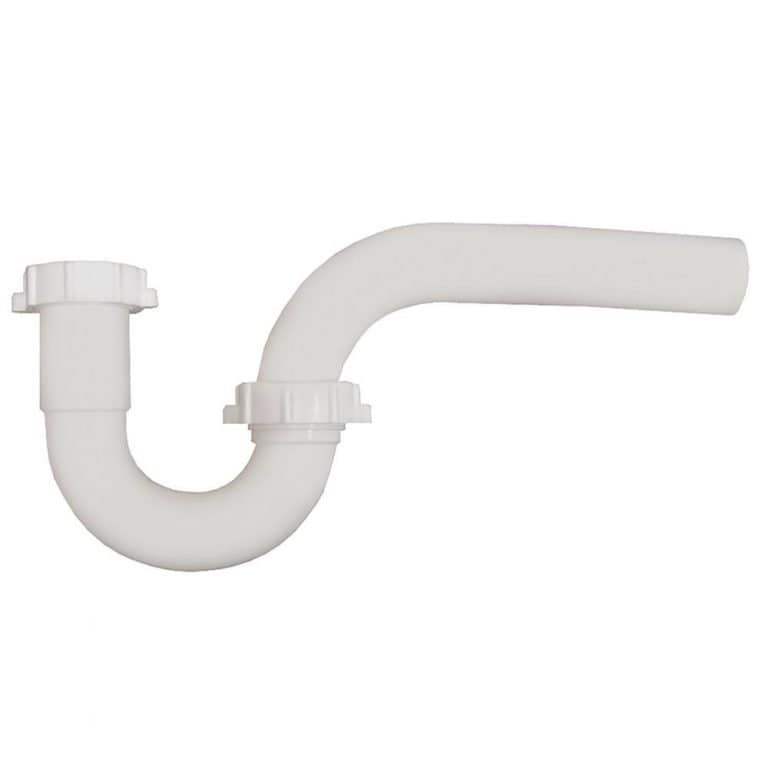 1-1/2" White Plastic P-Trap - RJ Supply House Plumbing Heating HVAC