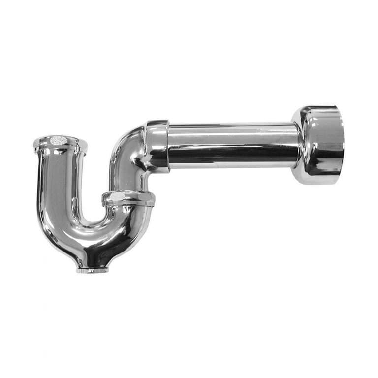 1-1/4" x 1-1/2" Chrome Plated Boston Style P-Trap 17 Gauge