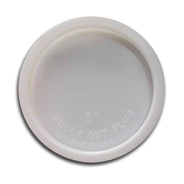 4" Knockout Test Plug, 50 pcs. - RJ Supply House Plumbing Heating HVAC